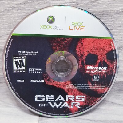 Gears of War (Microsoft Xbox 360) DISC Only | eBay