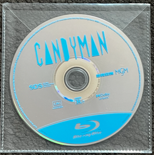 NEW CANDYMAN (2021) - Blu-ray disc only in clear plastic envelope / no ...