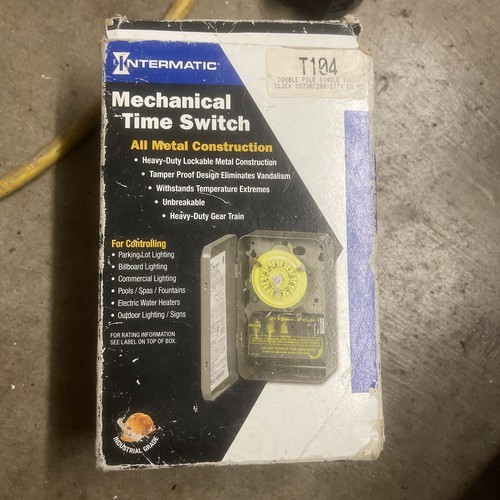 Intermatic T104P3 208-277 Volt DPST 24 Hour Mechanical Time Switch | eBay