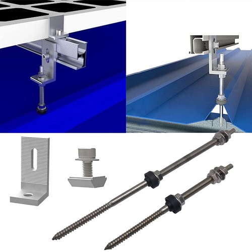 Easy Installation M10 Stick Screw with Adjustable L Angle for PV Mounts ...