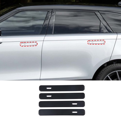 ABS Matte Black Exterior Door Handle Patch Trim For Land Rover Range ...