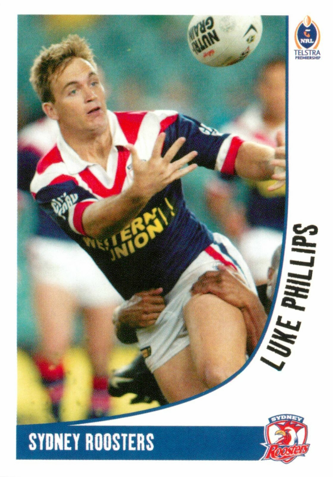 2003 SYDNEY ROOSTERS NRL Card LUKE PHILLIPS Daily Telegraph | eBay ...
