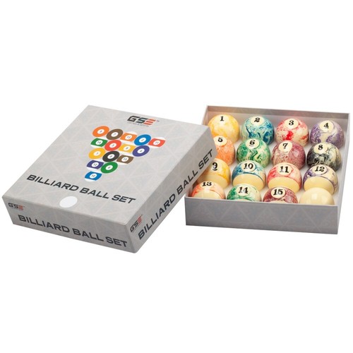 2-1/4" Standard Regulation Size Billiard Balls Set 16 Pool Table Swirl ...