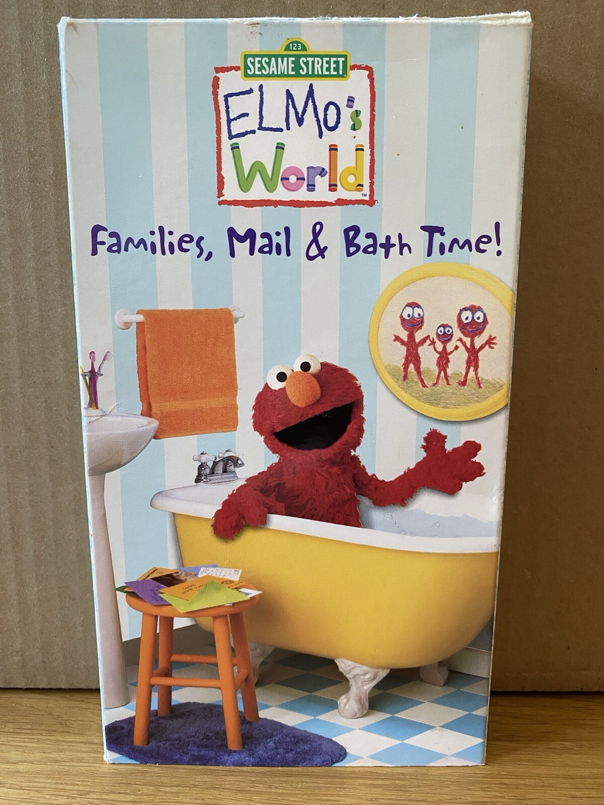 Elmo's World: Families, Mail & Bath Time (VHS, 2004) Sesame Street ...