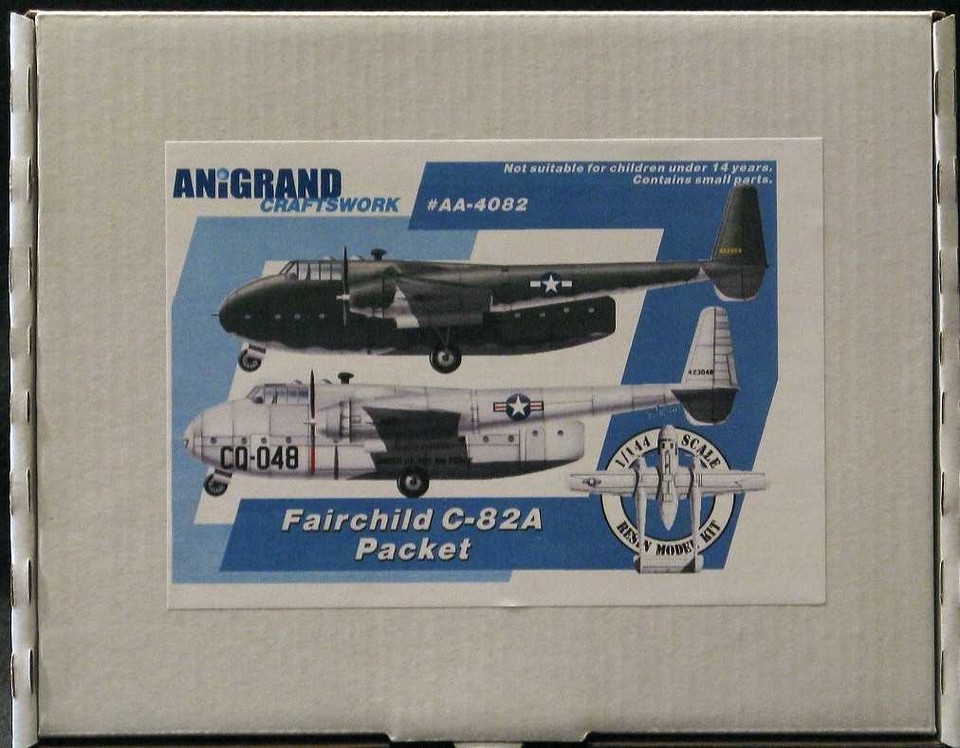 Anigrand Models 1/144 FAIRCHILD C-82A PACKET U.S. Air Force Transport ...