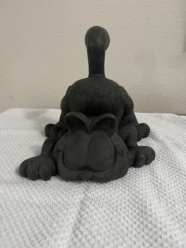 Vintage Garfield By Jim Davis - PAWS Large Crouching Garfield Statue ...