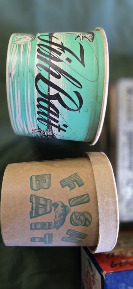 Lot Of 6 Fishing Related-Boxes Only! Advertising Bait Boxes | eBay