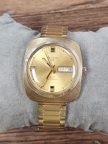 VINTAGE BULOVA 23 JEWELS N2 10K R.G.P AUTOMATIC MEN'S WATCH working | eBay