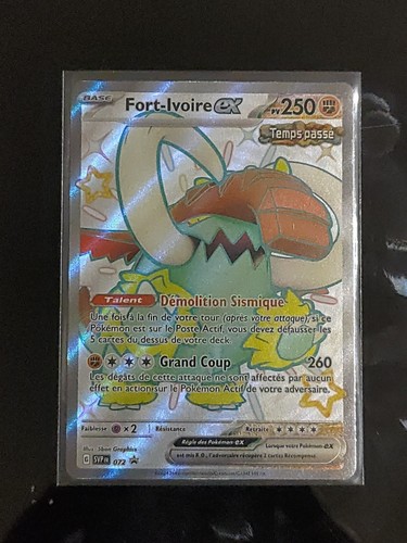 Carte Pokemon FORT-IVOIRE 072 PROMO EX Full Art FA SHINY EV4.5 SVP FR ...