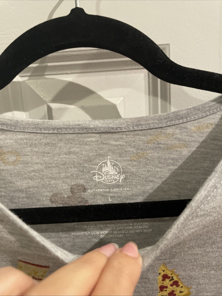 Disney Parks Snack Shirt Women’s Size Large With Food Graphics | eBay