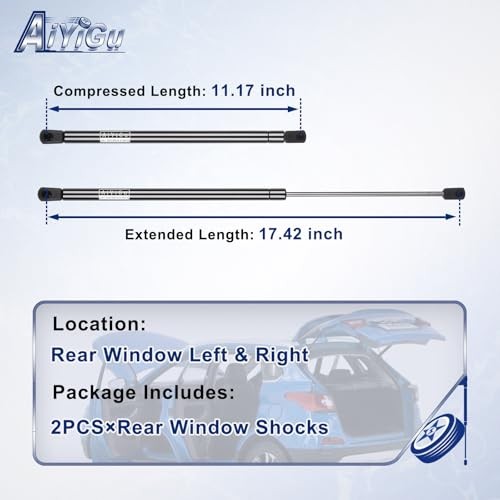6260 Rear Window Glass Shocks Struts Lift Supports Gas Springs ...