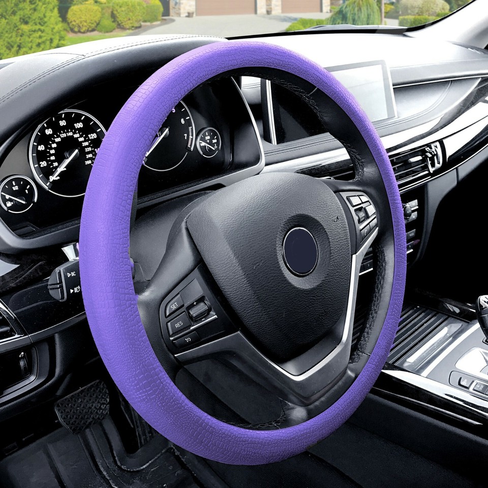 Car Silicone Steering Wheel Cover Snake Pattern Auto Accessory ...