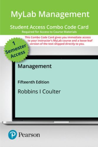 MyLab Management with Pearson EText -- Combo Access Card -- for ...