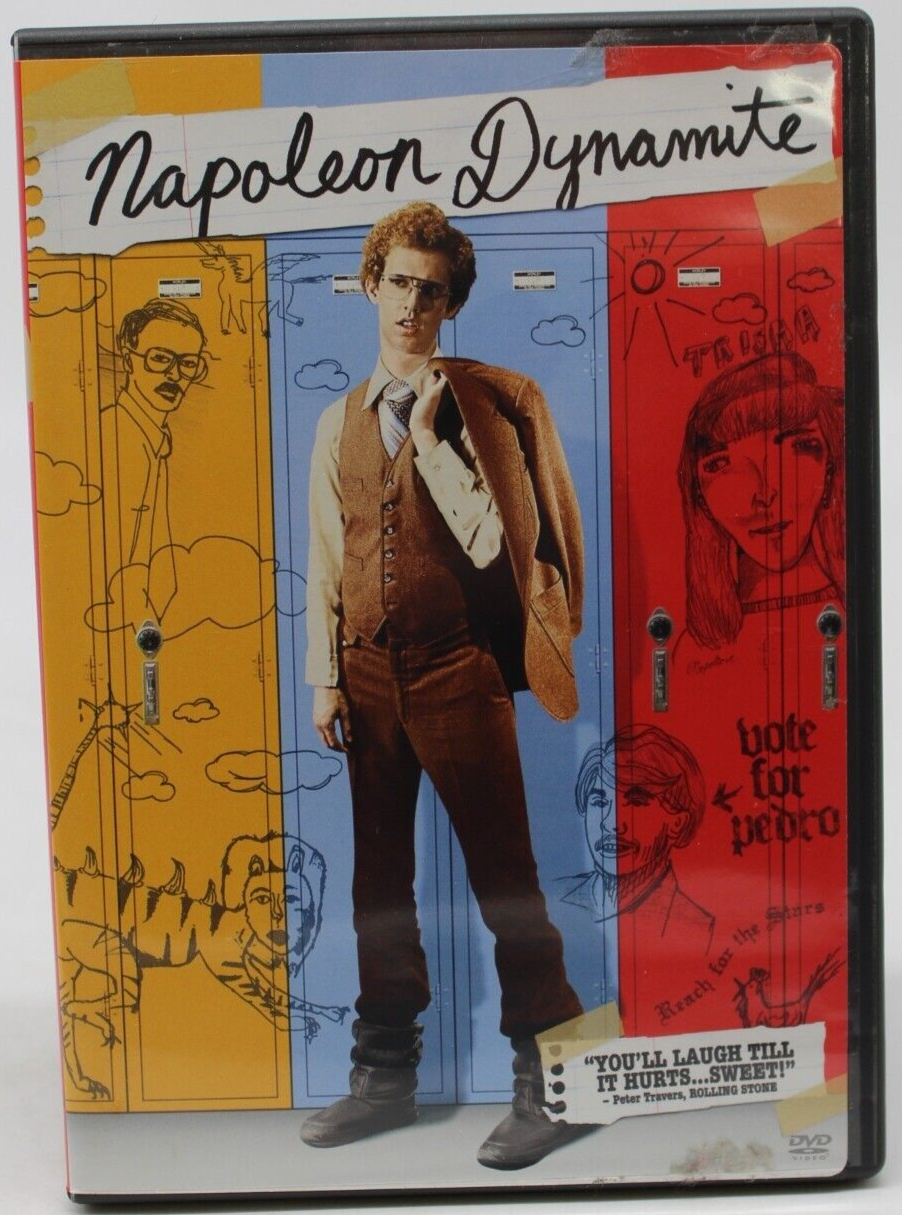 Napoleon Dynamite DVD 2004 Comedy Jon Heder Jon Gries Aaron Ruell Tina ...