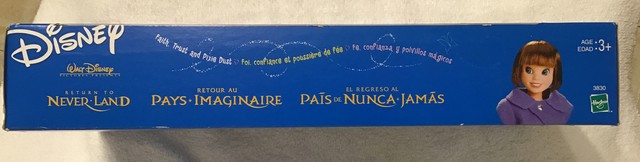 Disney Neverland Jane Doll Return to Never Land Peter Pan Hasbro 2001 ...