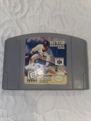 Nintendo N64 MLB All-Star Baseball 2000 Acclaim Game Cartridge Tested ...