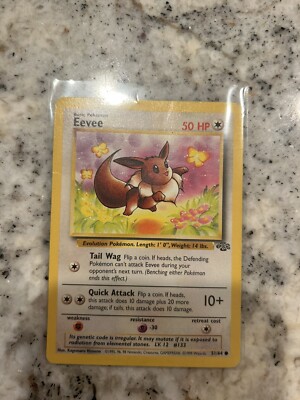 Pokémon TCG Eevee Jungle 51/64 Regular 1st Edition | eBay