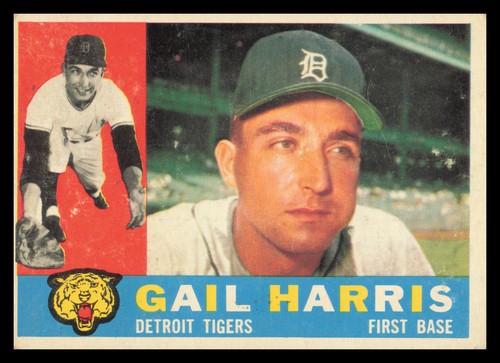 1960 Topps Gray Back #152 Gail Harris Detroit Tigers | eBay