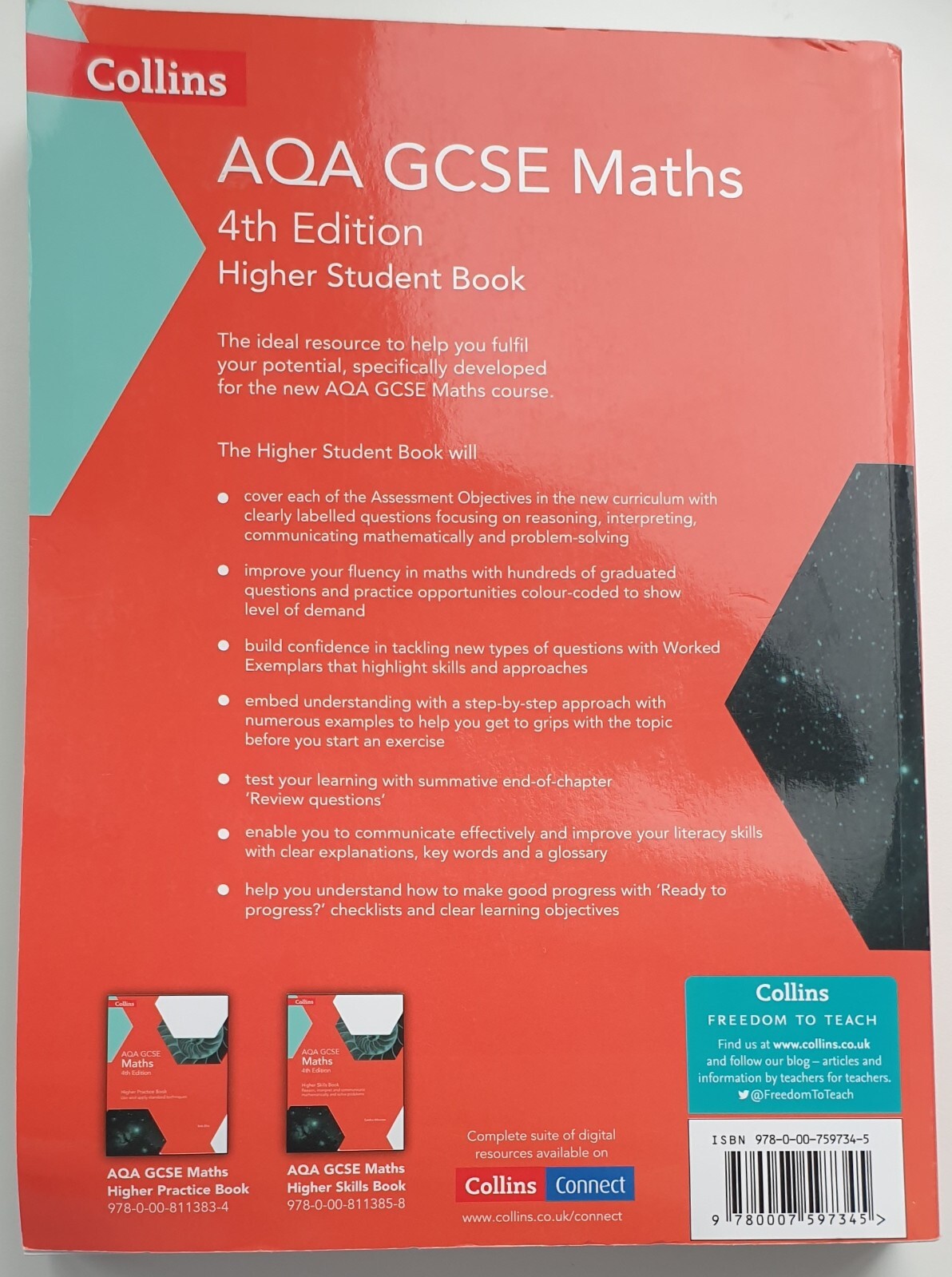 GCSE Maths AQA Higher Student Book (Collins GCSE Maths) by Kevin Evans ...
