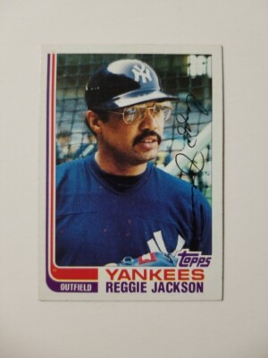 REGGIE JACKSON 1982 TOPPS BASEBALL CARD #300 NEW YORK YANKEES | eBay
