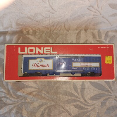 Lionel O-Gauge Hamm’s Beer Billboard Reefer 6-9862 Vintage Model Train ...