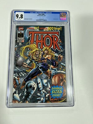 THOR 500 CGC 9.8 WHITE PAGES MARVEL 1996 | eBay