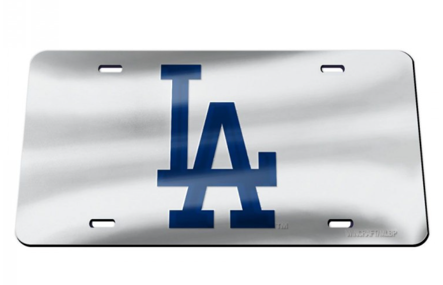 LOS ANGELES DODGER'S LASER USA MADE METAL LICENSE PLATE | eBay