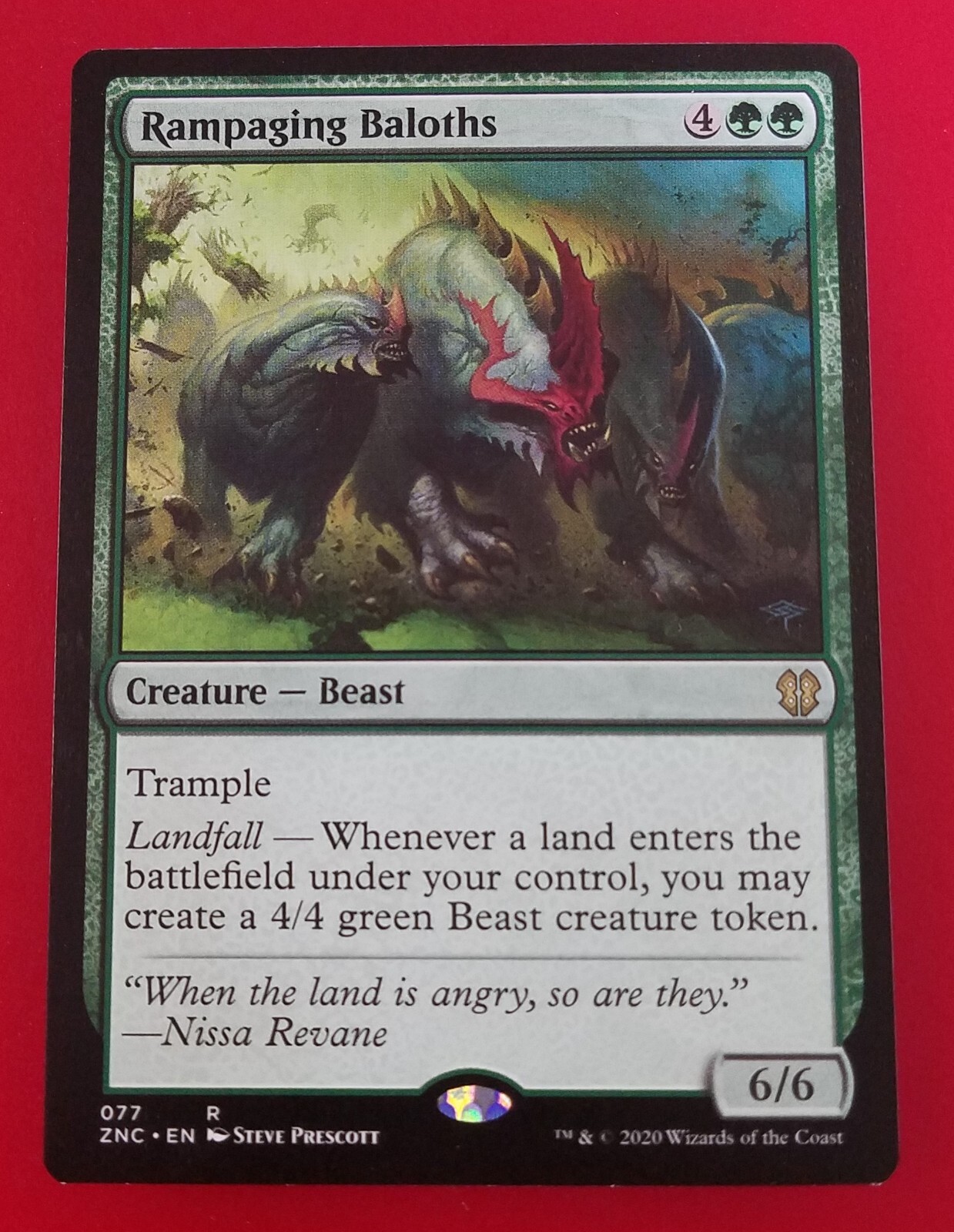 1x Rampaging Baloths | Zendikar Rising Commander | MTG Magic Cards | eBay