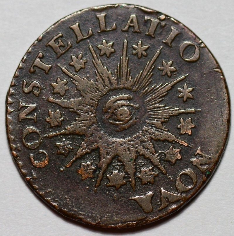 1785 Nova Constellatio, Pointed Rays, Colonial Copper Coin | eBay