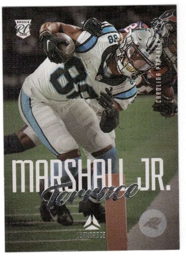 TERRACE MARSHALL JR. RC 2021 Panini Chronicles Luminance #216 ROOKIE Pa ...