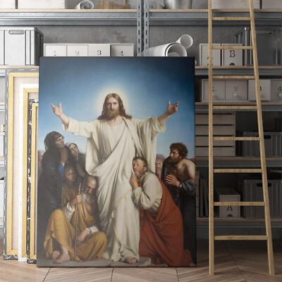 Christ the Consolator (1875) by Carl Bloch Christian Jesus Canvas Print ...