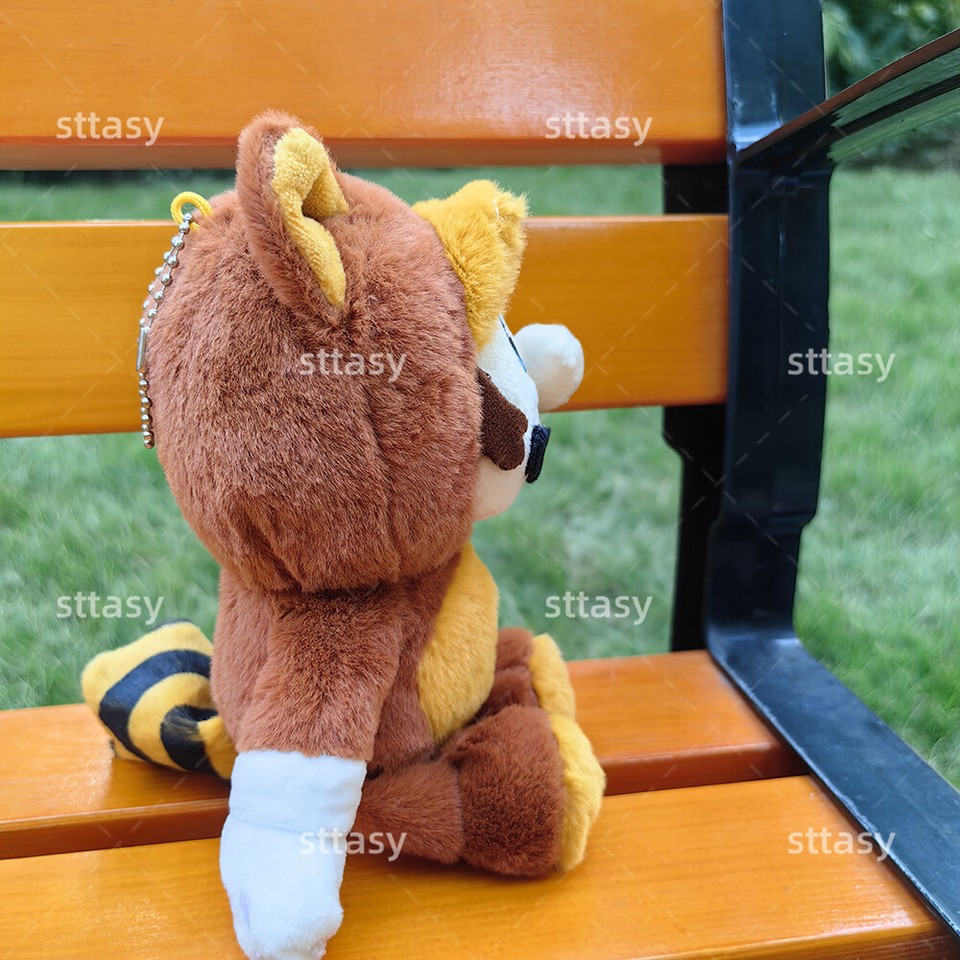Super Mario Bros Plush Toy Tanuki Tanooki Mario Plushie Stuffed Pendant ...