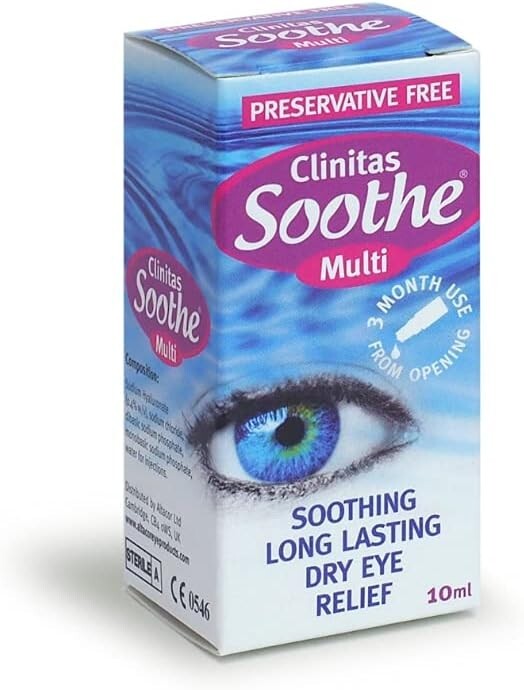 Eye Drops - Clinitas Soothe Multi Eye Drops 10ml - Pack of 1 ...