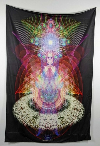 Third Eye Tapestries Galactic Flower Tapestry for Samuel Farrand 60 x ...