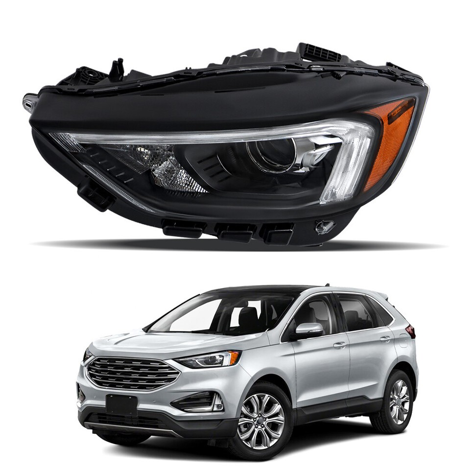 Headlight Pair For Ford Edge 2019-2024 LH+RH Side LED w/DRL Headlamp ...