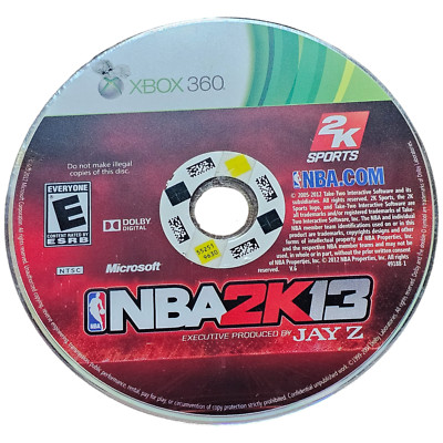 Xbox 360 NBA 2K13 Kobe Jay Z Produced DISC ONLY | eBay