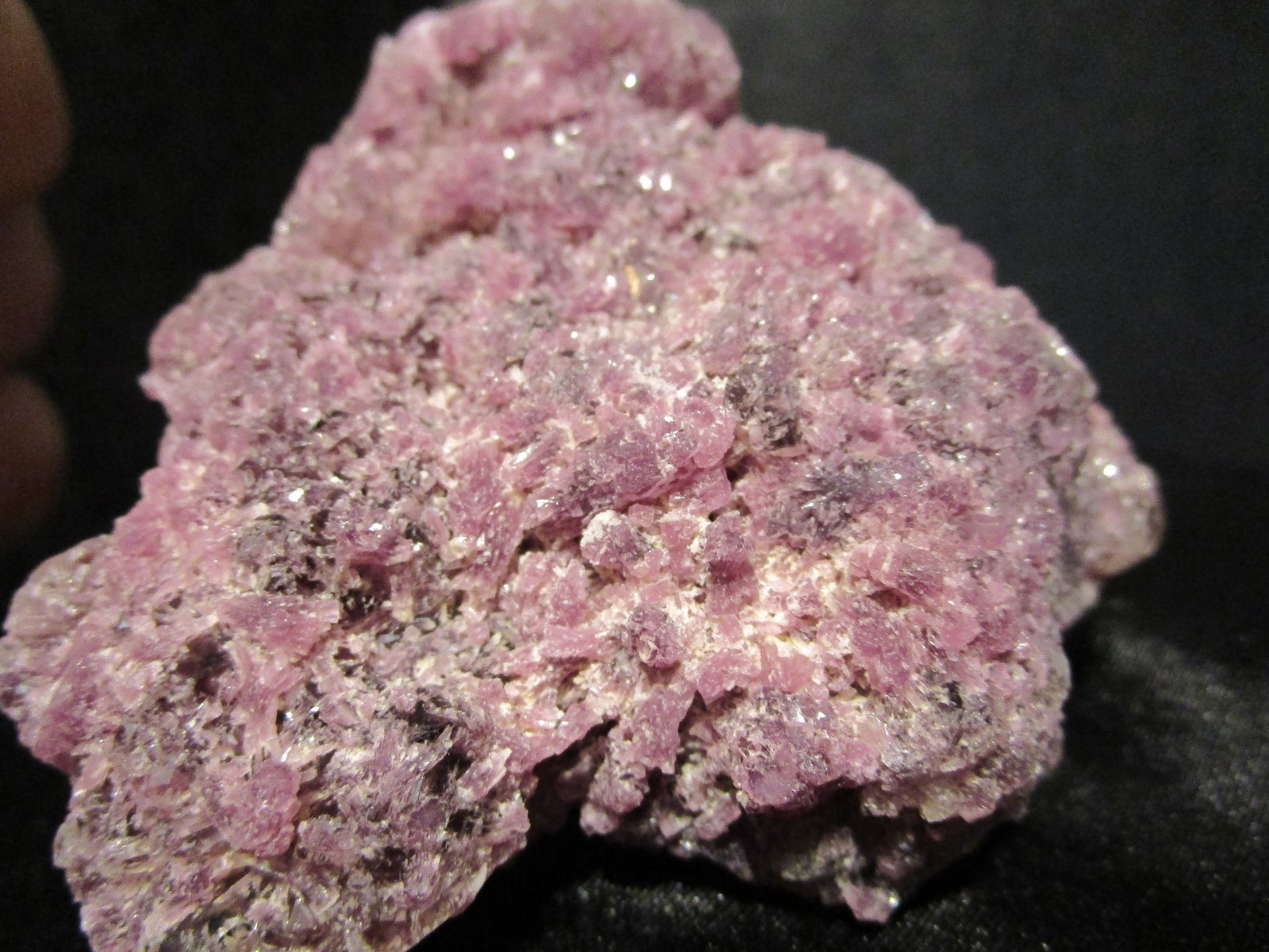 Lavender Lepidolite Intergrown with Gemmy Quartz Crystals | eBay