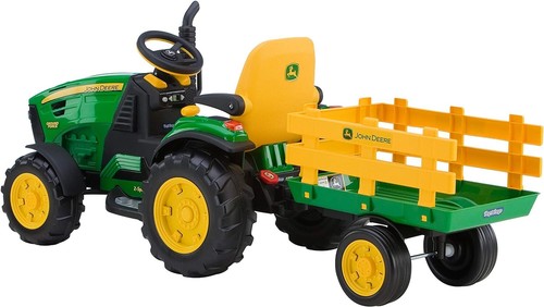 Peg Perego John Deere12 Volt Multi-Speed Ride on Ground Force Tractor ...