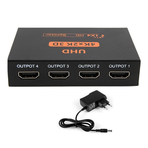 1 In 2/4 Out Cable Splitter HDMI-compatible Screen Splitter for DVD PC ...
