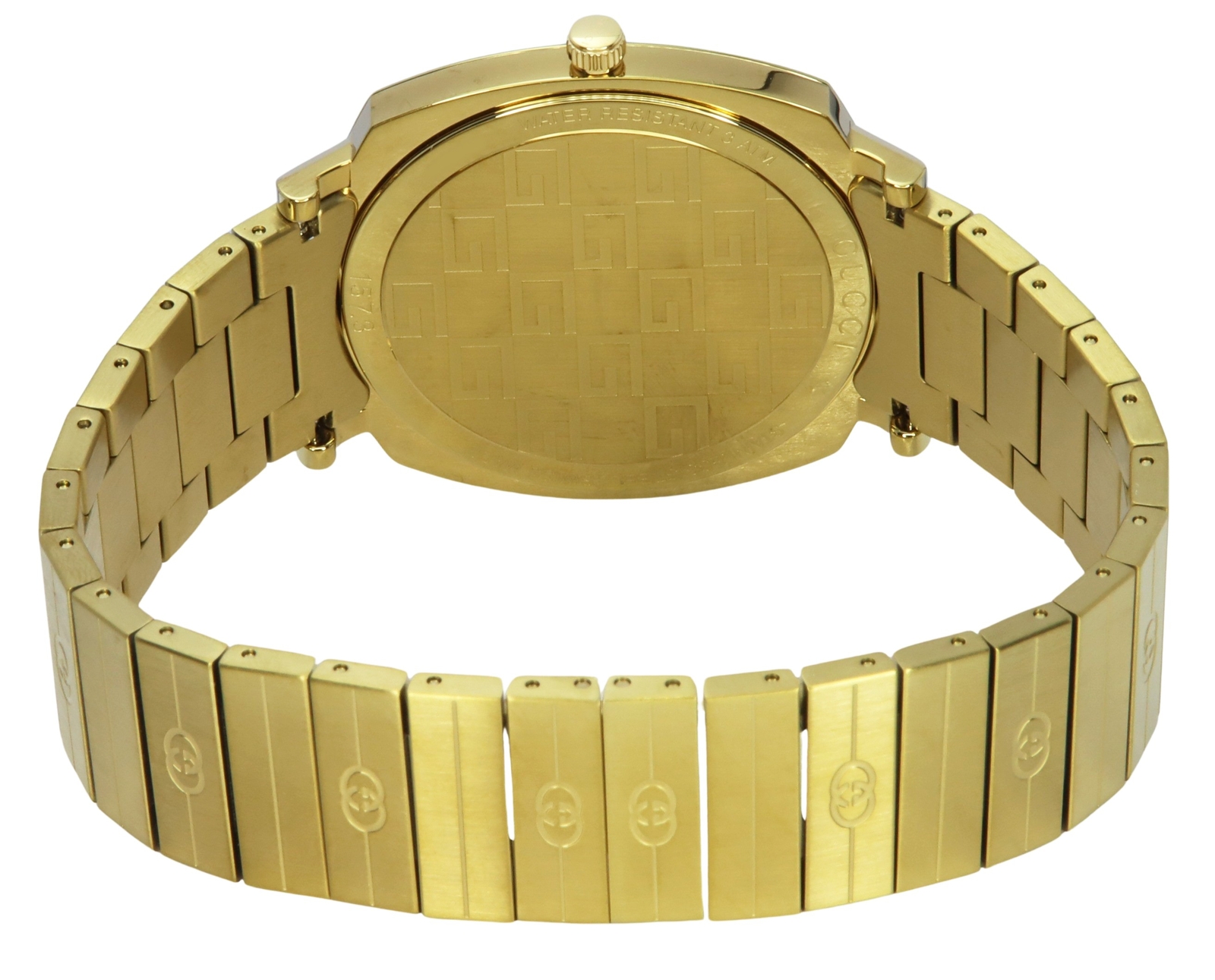 Gucci Gucci Grip YA157409 38mm Gold-tone Stainless Steel Case with Gold ...