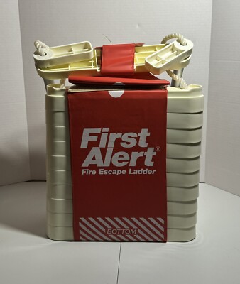 First Alert Portable Fire Escape Ladder for Two Story Houses Buildings ...