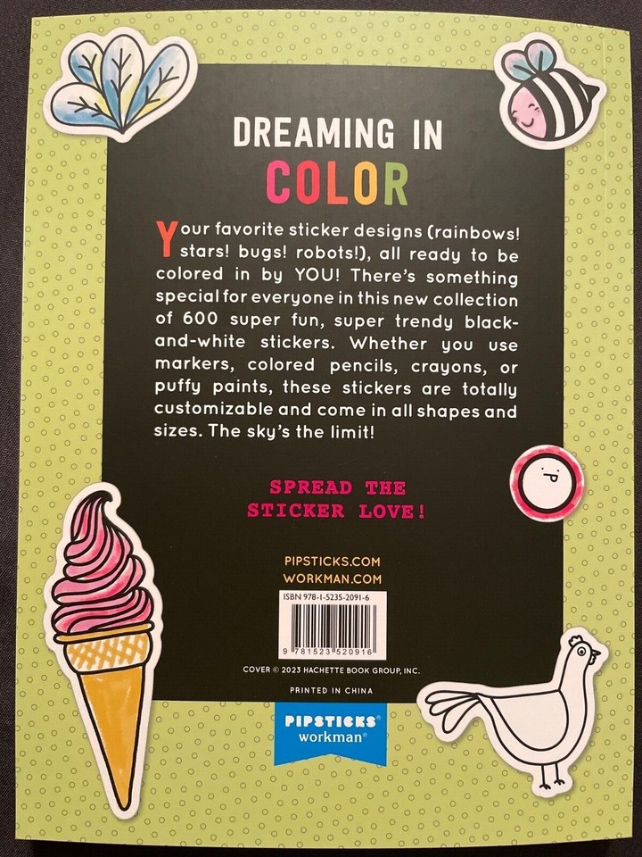 Color Your Own Stickers Volume 3 over 600 stickers to color and ...