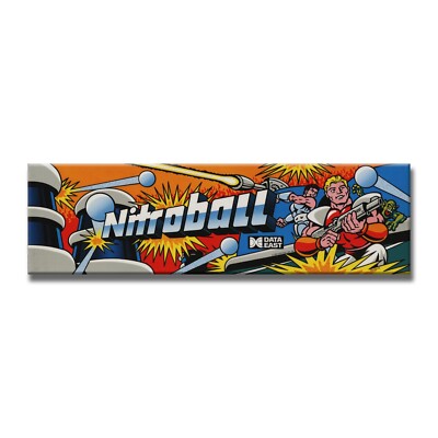 Nitroball Premium Arcade Marquee Restoration Backlit Sign Insert | eBay