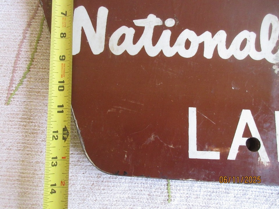 VINTAGE USFS ENTERING NATIONAL FOREST LAND WOOD SIGN | eBay