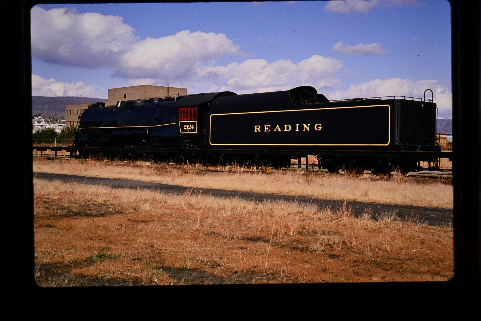 Railroad Slide - Reading Lines #2124 Steam Locomotive Vintage Train ...