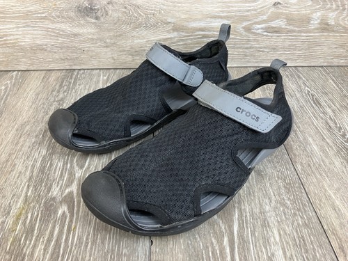 crocs swiftwater mesh deck shoes womens 7 | eBay