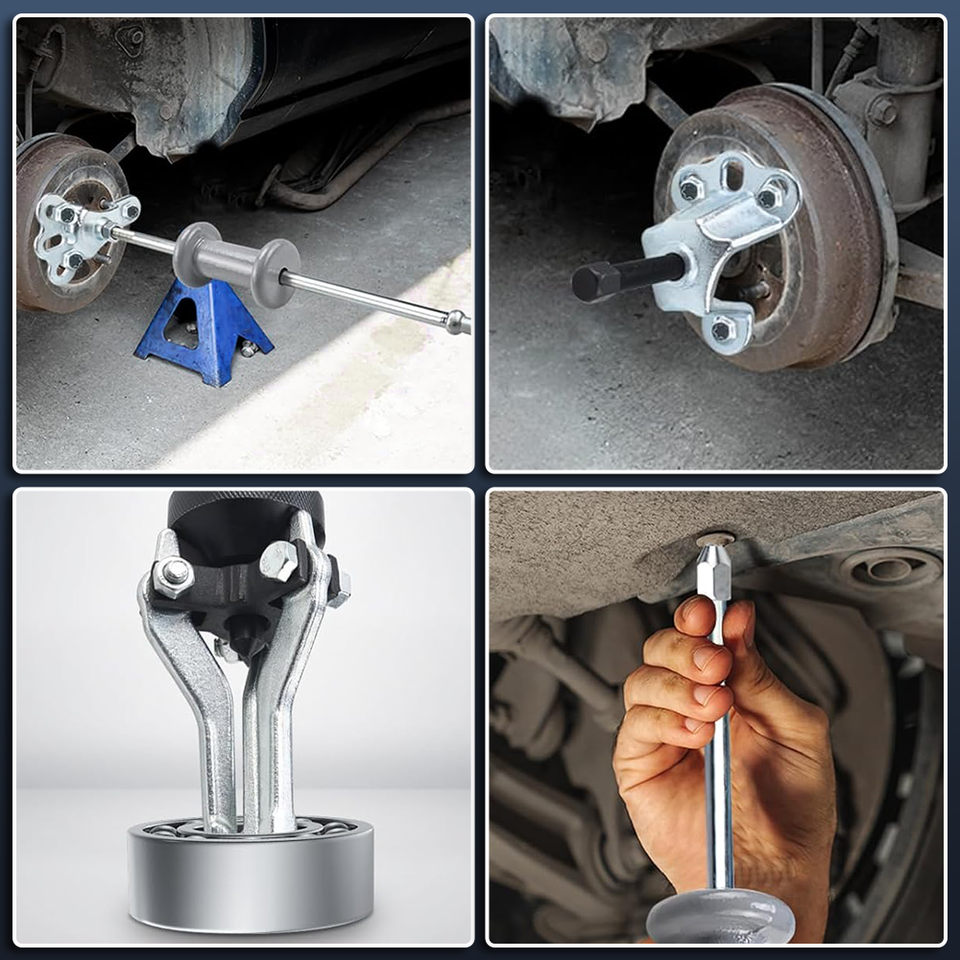 Slide Hammer Puller Set Front Wheel Axle Bearing Hub Remover Removal ...