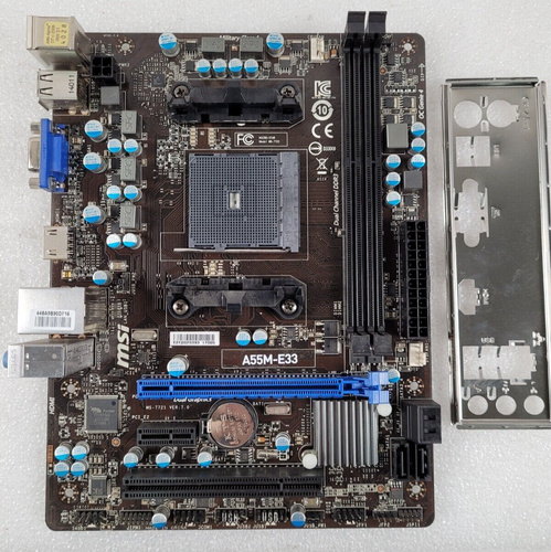 MSI A55M-E33 AMD Socket FM2+ DDR3 SDRAM Desktop Motherboard | eBay