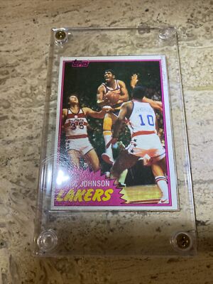 1981 Topps Magic Johnson Rookie Card (RC) #21 Printing Error Mint ...
