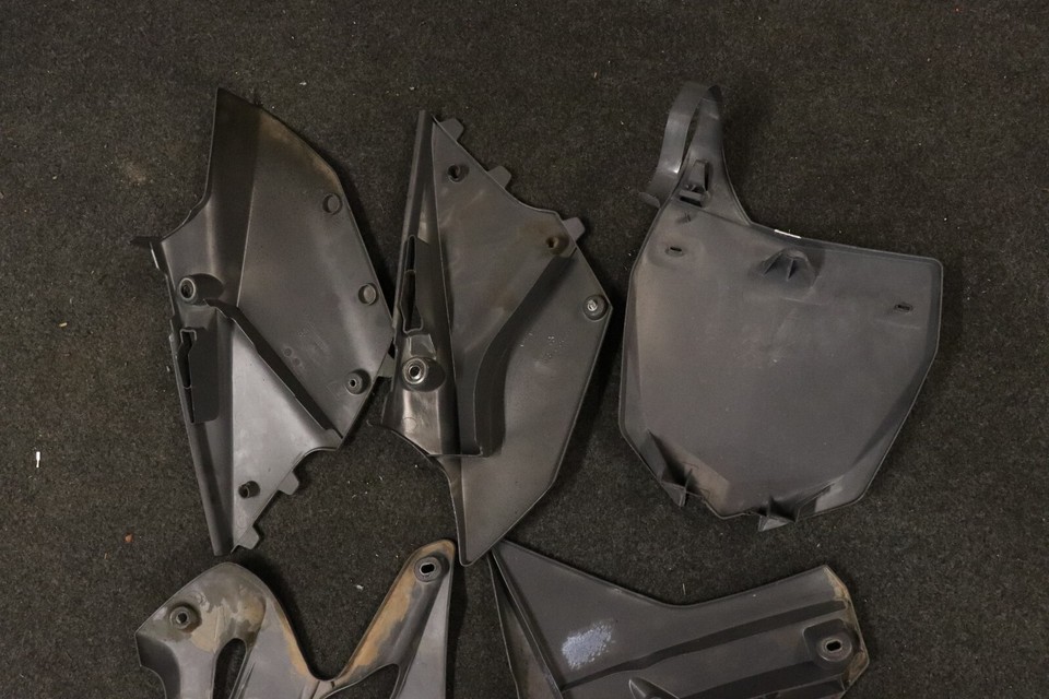2013 Yamaha Yz250 Restyle Plastics Set Fenders Shrouds Number Plates | eBay